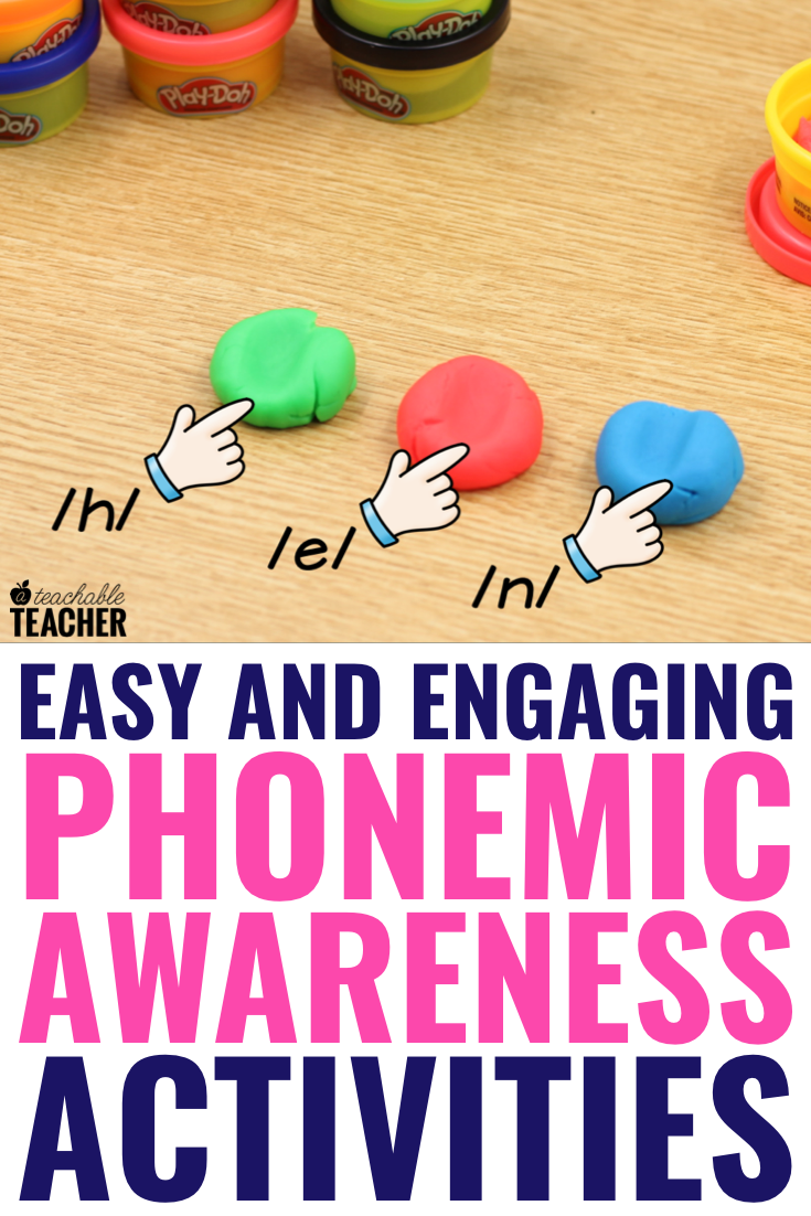 Beginning Phonemic Awareness Activities A Teachable Teacher