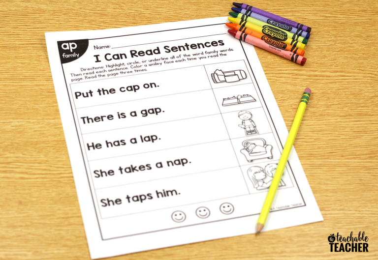 FREE Phonics Sentences Activities to Build Mastery and Fluency
