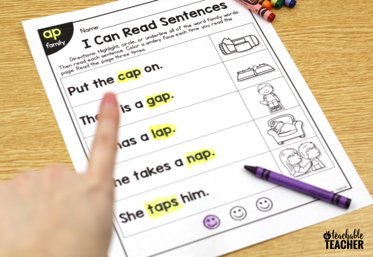 FREE Phonics Sentences Activities to Build Mastery and Fluency
