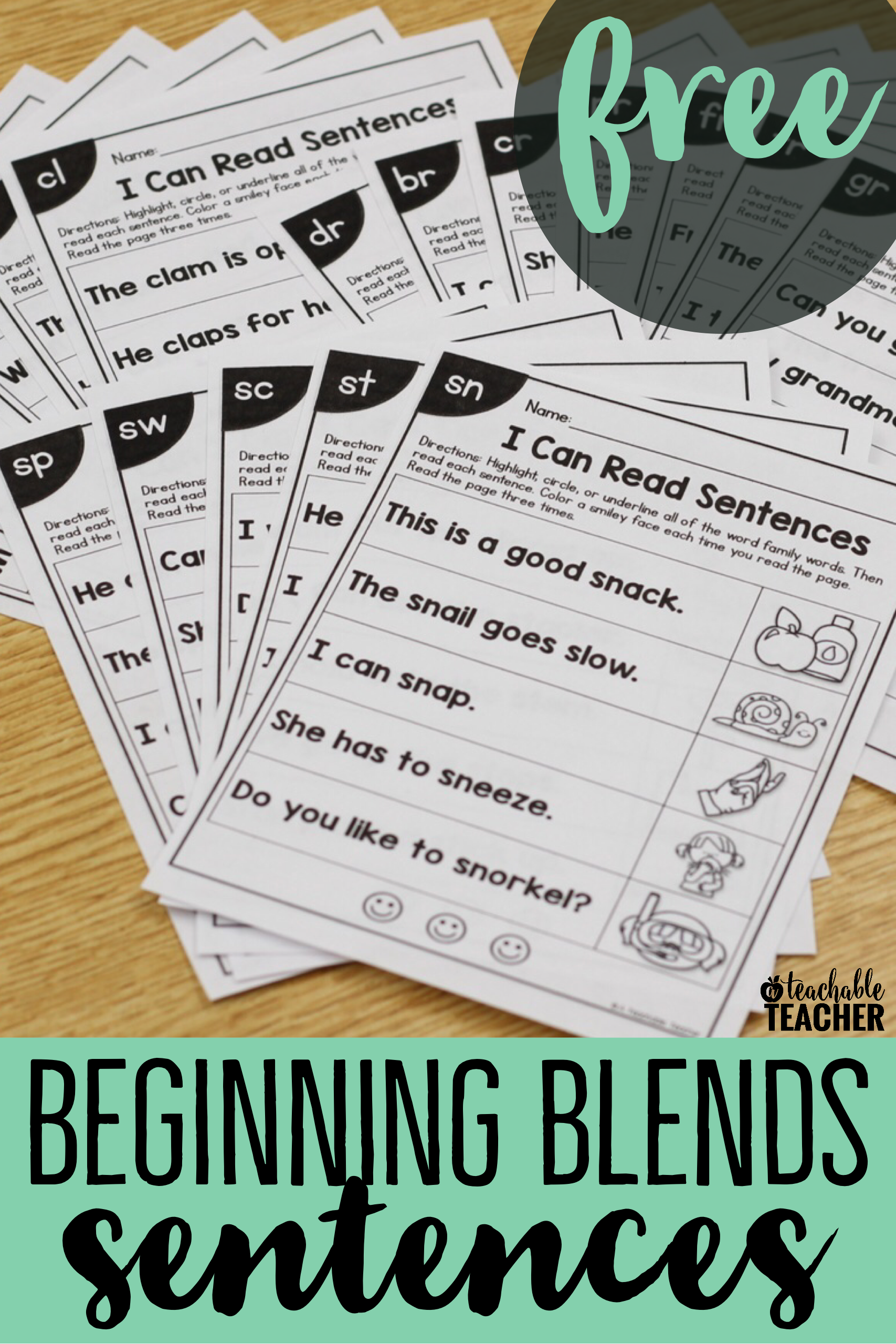FREE Phonics Sentences Activities to Build Mastery and Fluency