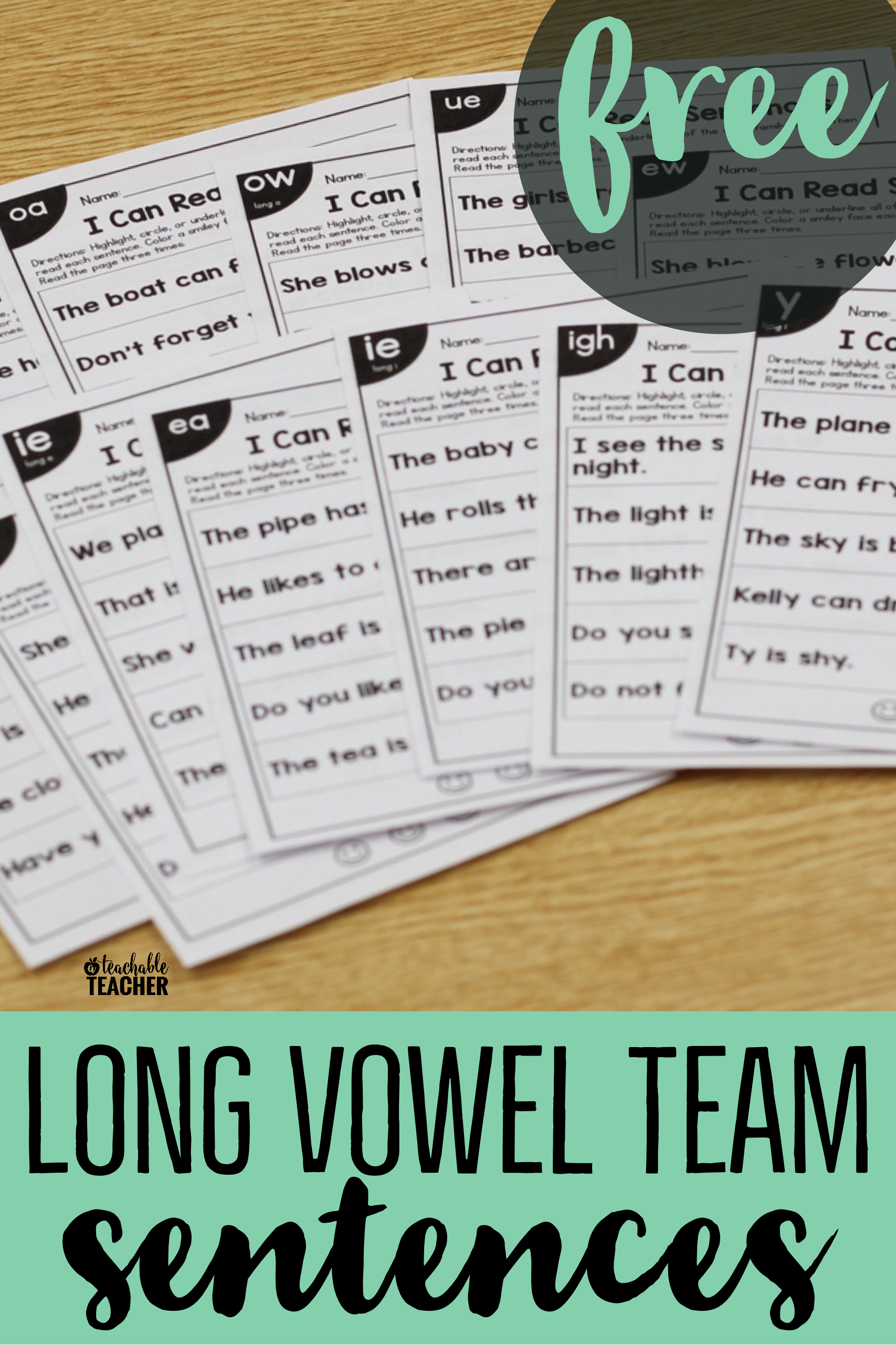 FREE Phonics Sentences Activities to Build Mastery and Fluency