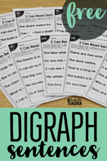FREE Phonics Sentences Activities to Build Mastery and Fluency