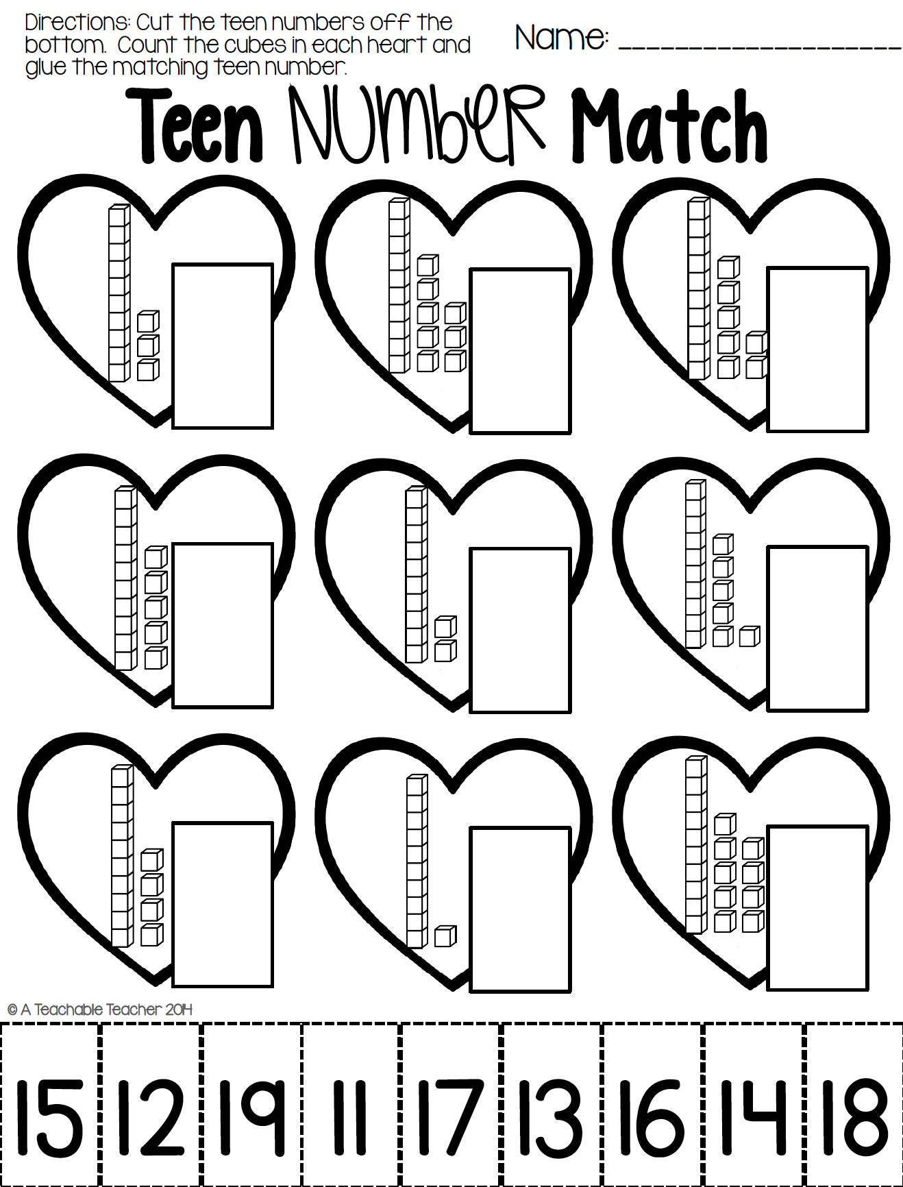 Prepless Kindergarten Valentine Math - 15+ Activities - A Teachable Teacher