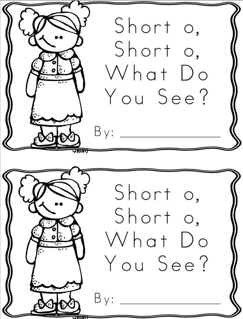 Short O Interactive Emergent Reader - A Teachable Teacher