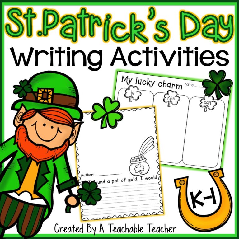 St. Patrick's Day Writing Activities - A Teachable Teacher