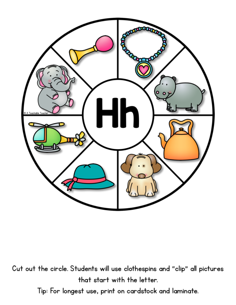 Fine Motor Alphabet Practice - Clothespin Edition - A Teachable Teacher