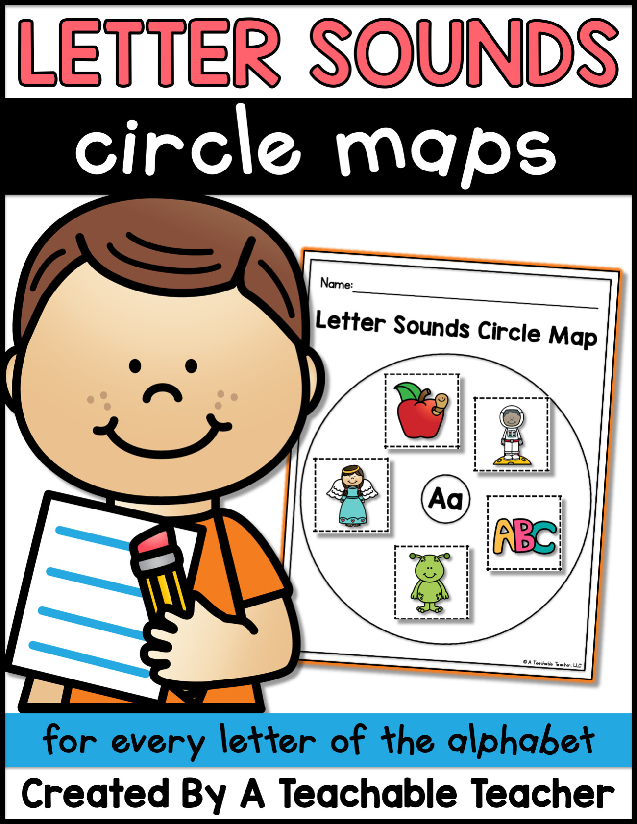 Letter Sounds Circle Maps - For Every Letter of the Alphabet - A ...