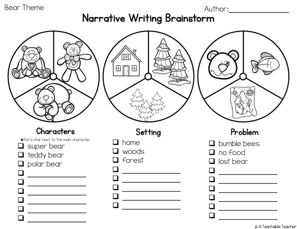 Spin-a-Story - Engaging Brainstorming and Narrative Writing - A ...