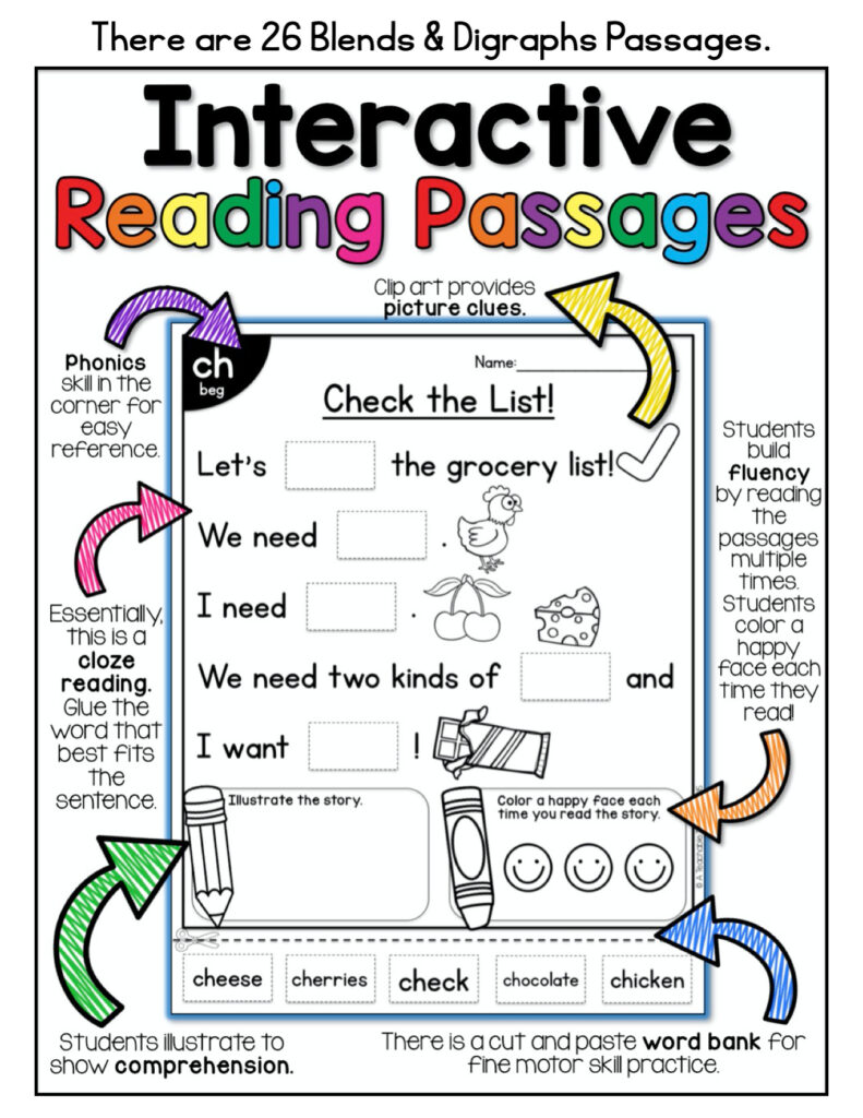 Interactive Reading Passages BUNDLE - A Teachable Teacher
