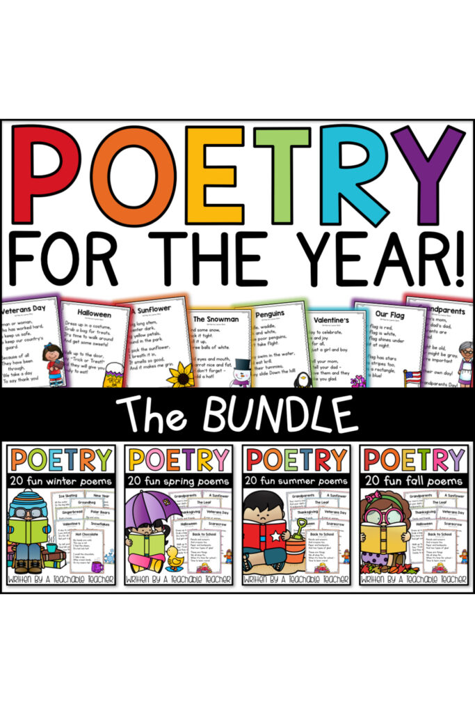 Poetry - 20 Fun Fall Poems - A Teachable Teacher