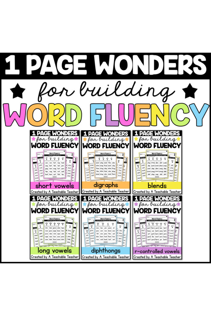 1 Page Wonders Archives - A Teachable Teacher