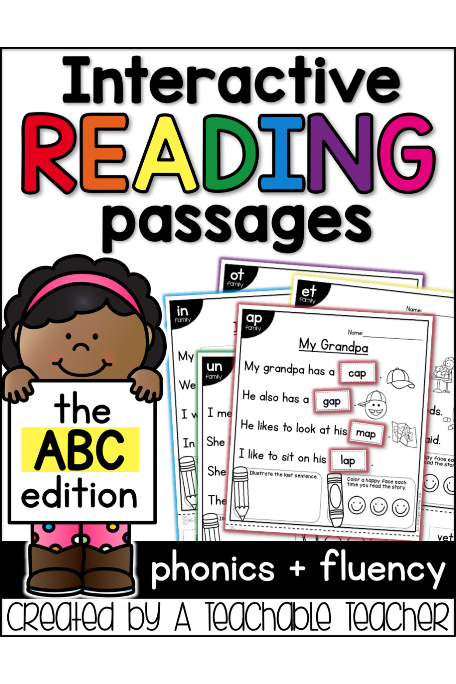 Interactive Reading Passages - The ABC Edition - A Teachable Teacher