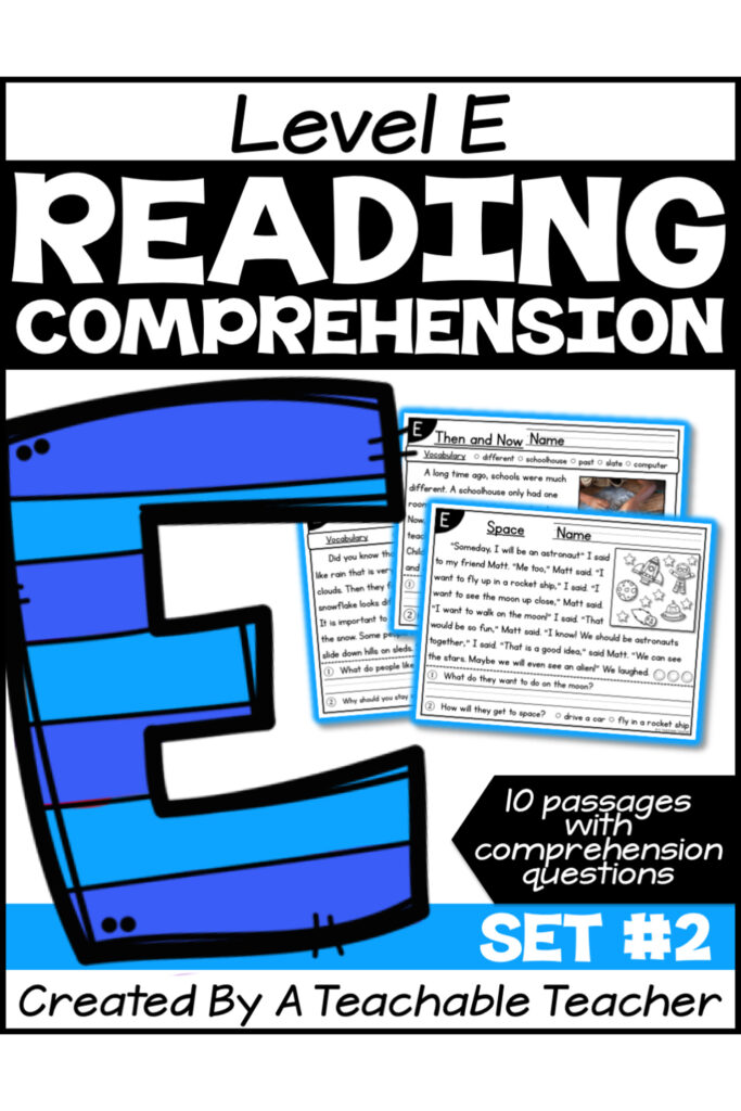Leveled passages Archives - A Teachable Teacher