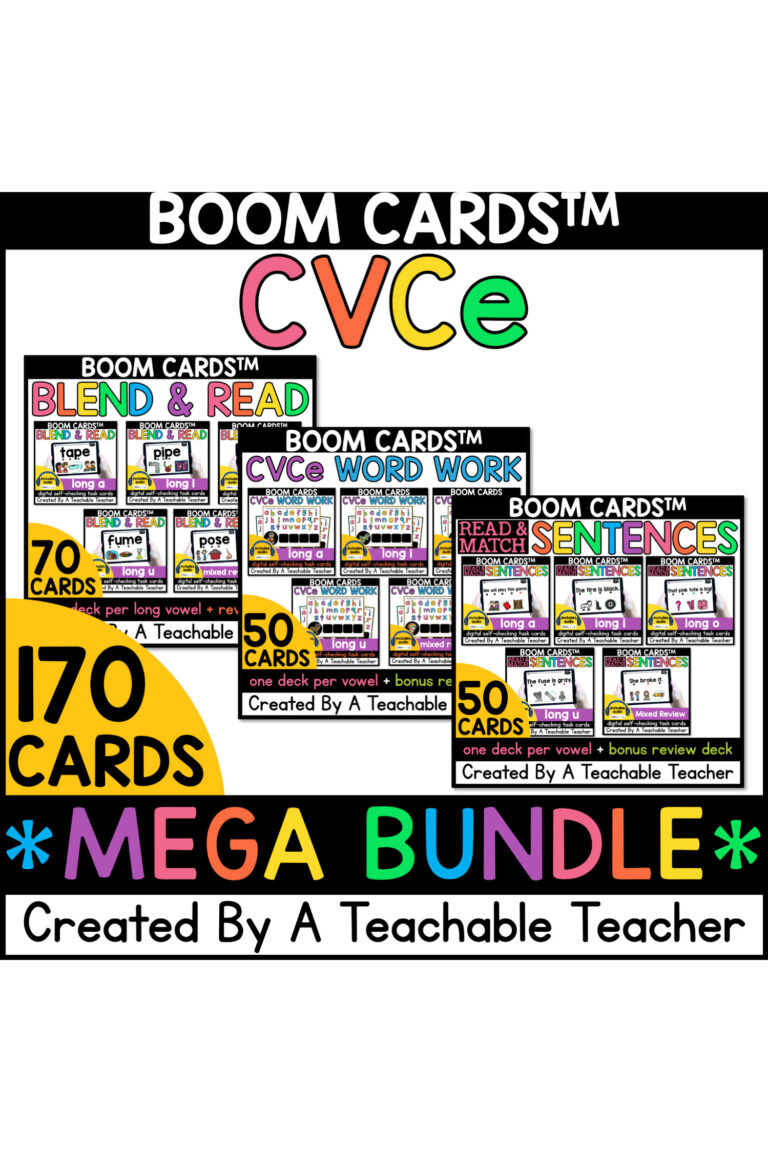 10 Helpful CVCe Anchor Charts & Ideas for Teaching CVCe Words