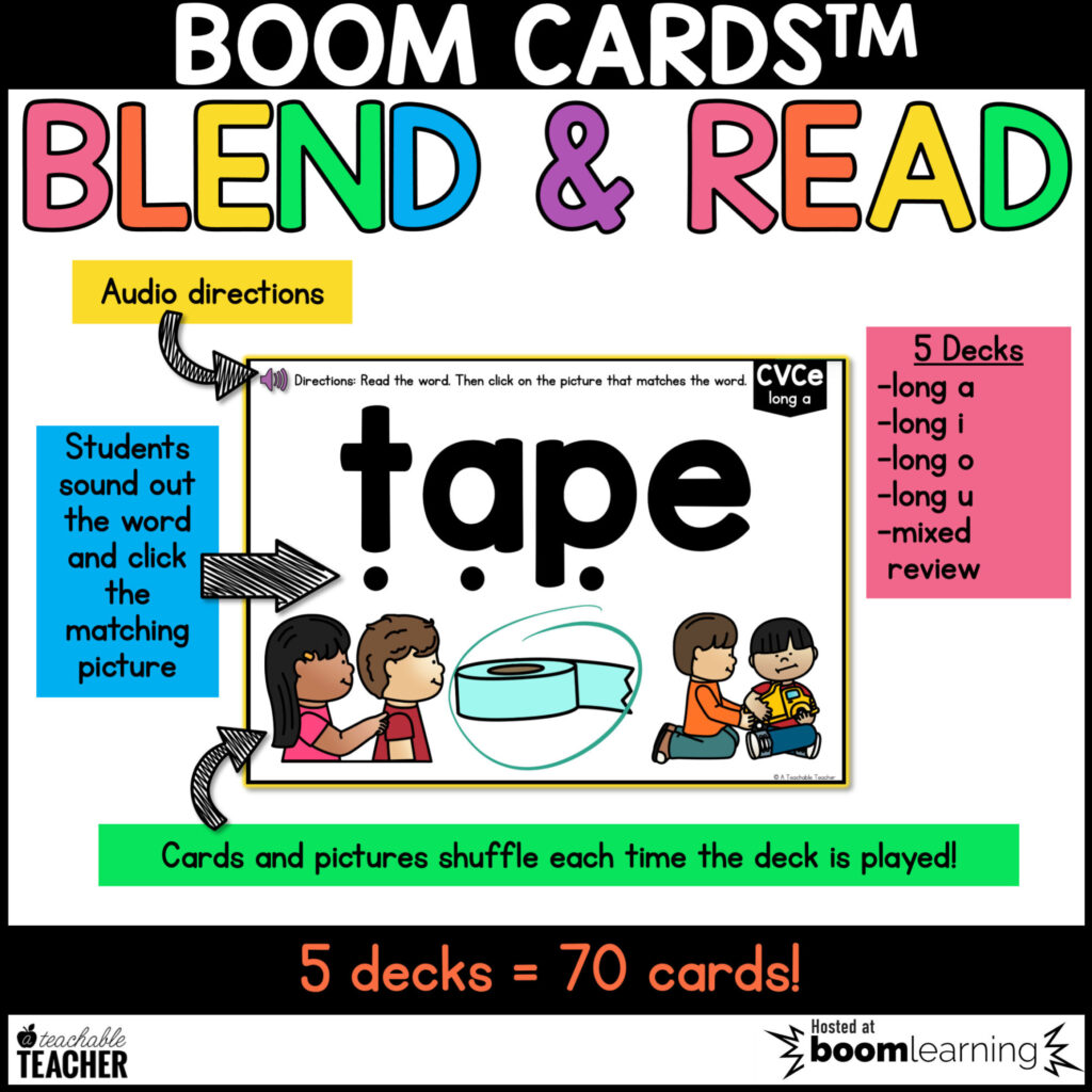 CVCe Boom Cards™️ MEGA BUNDLE - A Teachable Teacher