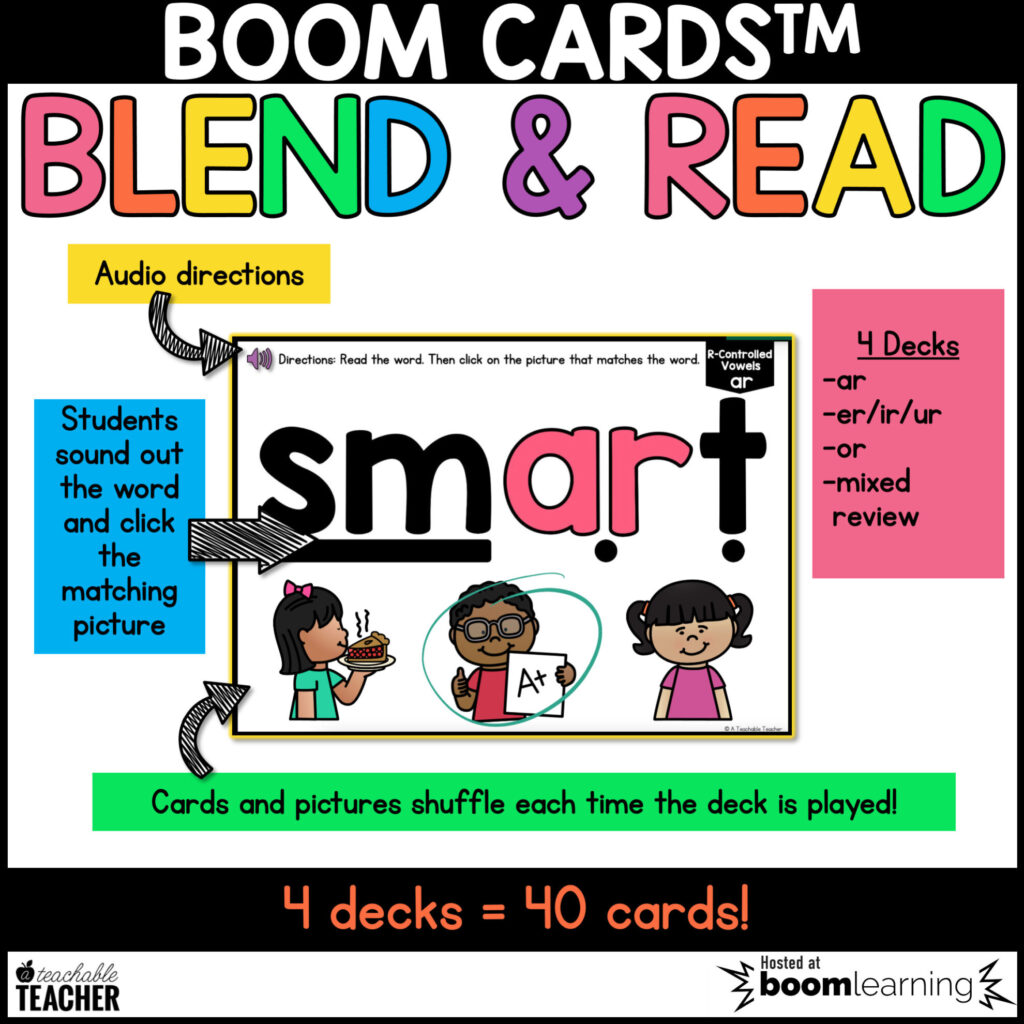 R-Controlled Vowels Boom Cards™ MEGA BUNDLE - A Teachable Teacher