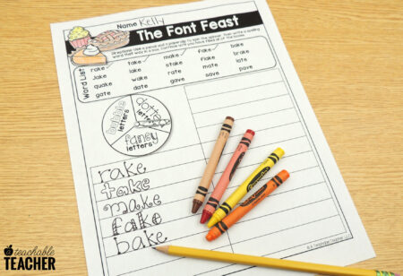 Fall Spelling Activities - EDITABLE - A Teachable Teacher