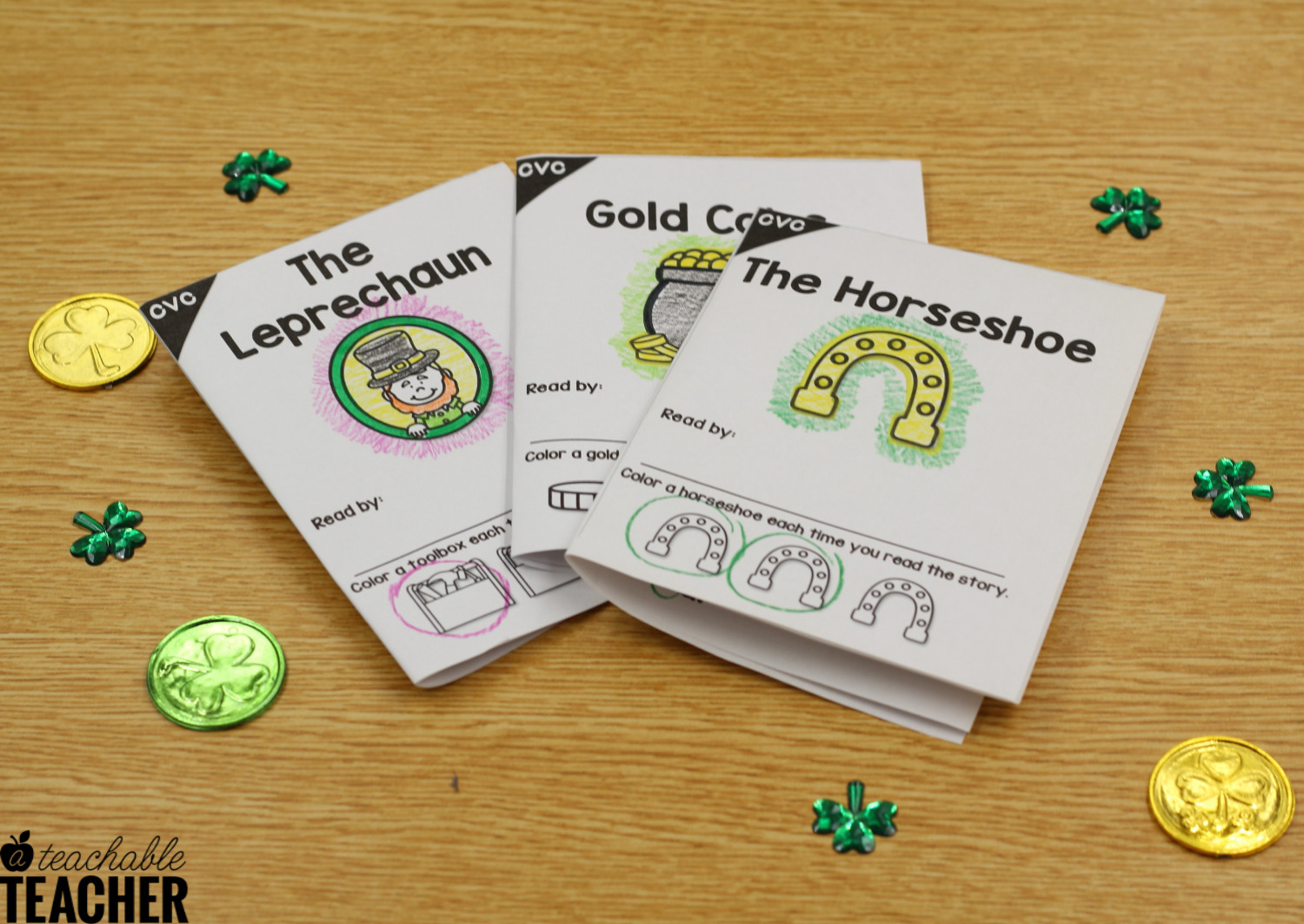 St. Patrick's Day CVC Activities- NO PREP Phonics Worksheets - A ...