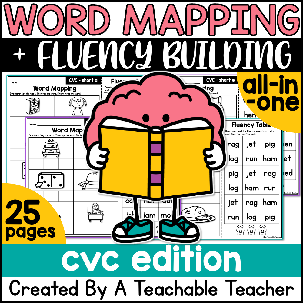 Word Mapping CVC Words - A Teachable Teacher